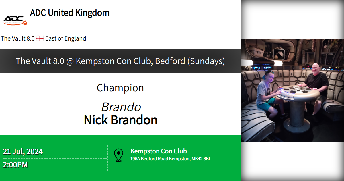 The Vault 8.0 @ Kempston Con Club, Bedford (Sundays)