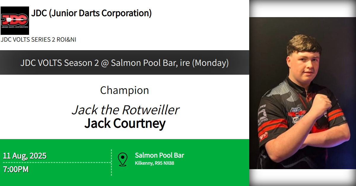 JDC VOLTS Season 2 @ Salmon Pool Bar, ire (Monday)