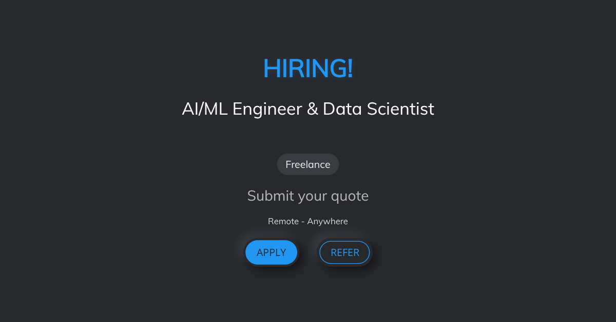 AI/ML Engineer & Data Scientist | Torre