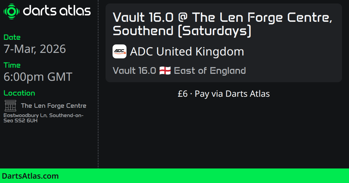 Vault 16.0 @ The Len Forge Centre, Southend (Saturdays)