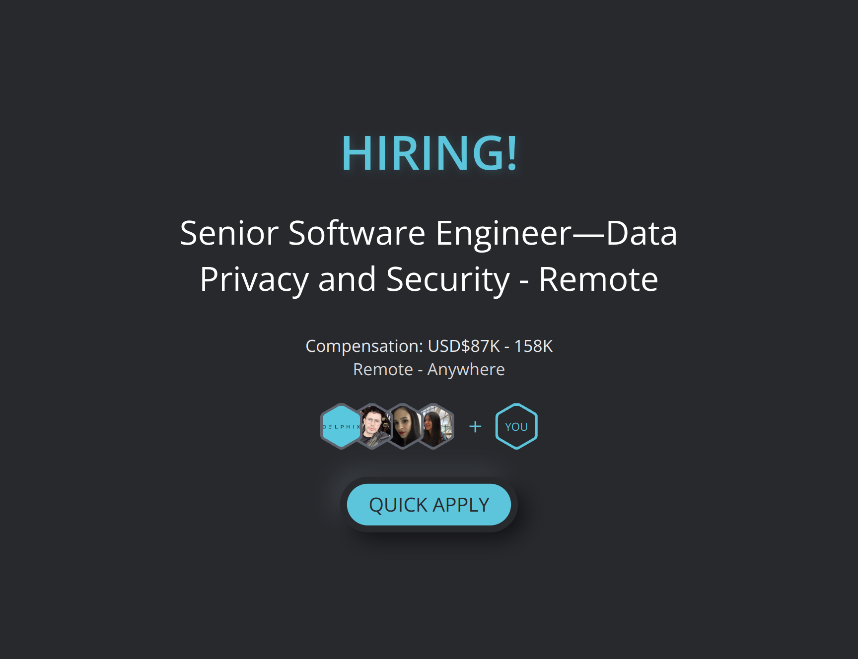 Senior Software Engineer—Data Privacy and Security - Remote at Delphix ...