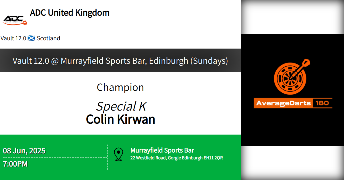 Vault 12.0 @ Murrayfield Sports Bar, Edinburgh (Sundays)