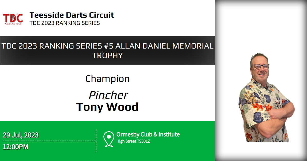 TDC 2023 RANKING SERIES #5 ALLAN DANIEL MEMORIAL TROPHY