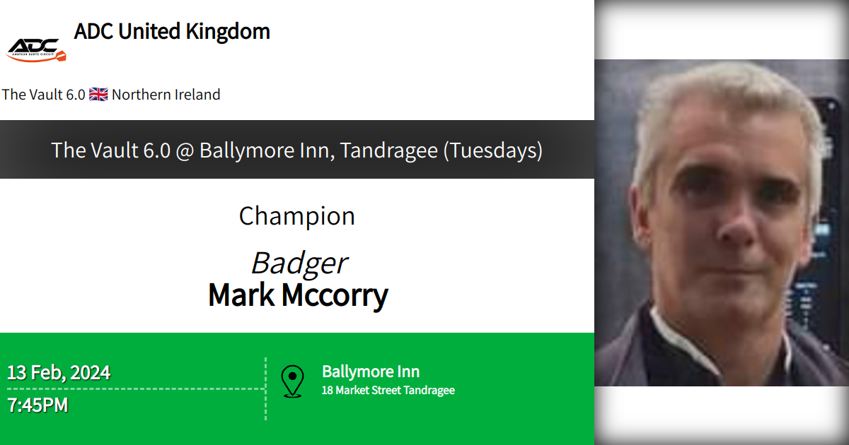 The Vault 6.0 @ Ballymore Inn, Tandragee (Tuesdays)