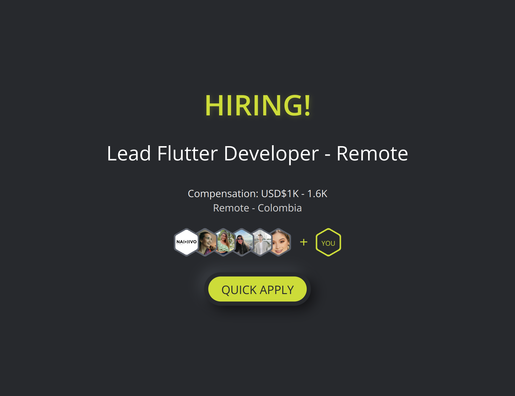 Lead Flutter Developer - Remote at NativoPlus | Torre