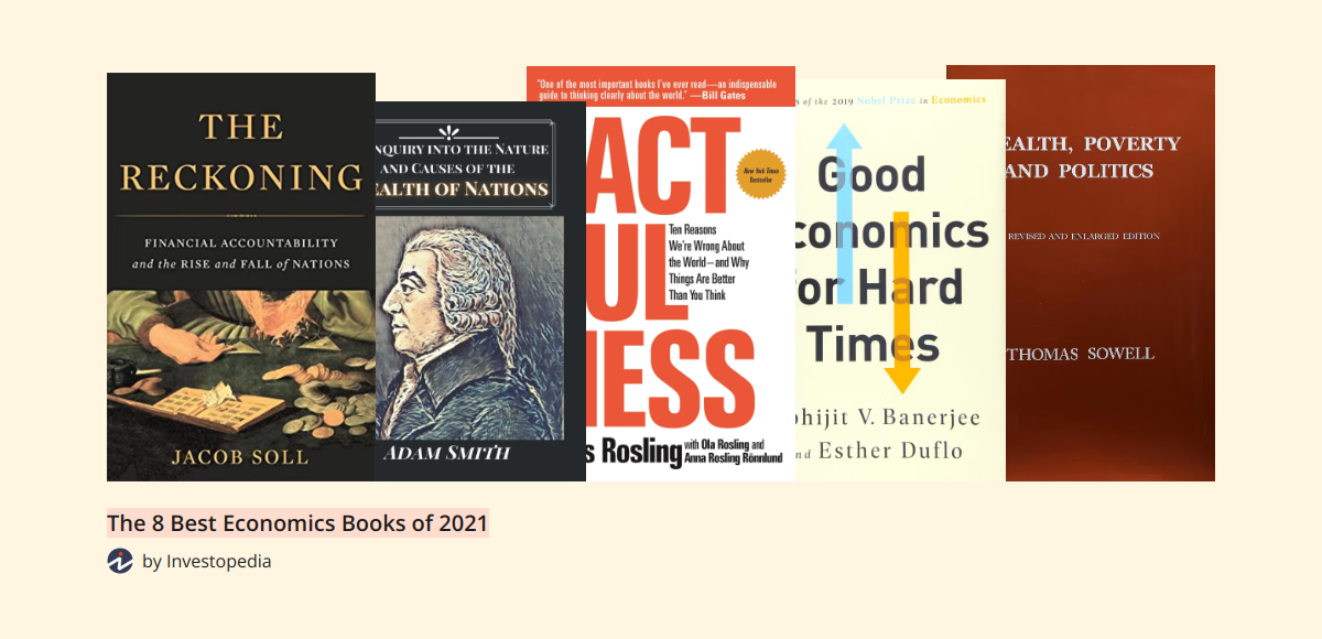 The 8 Best Economics Books of 2021 | Booklisti