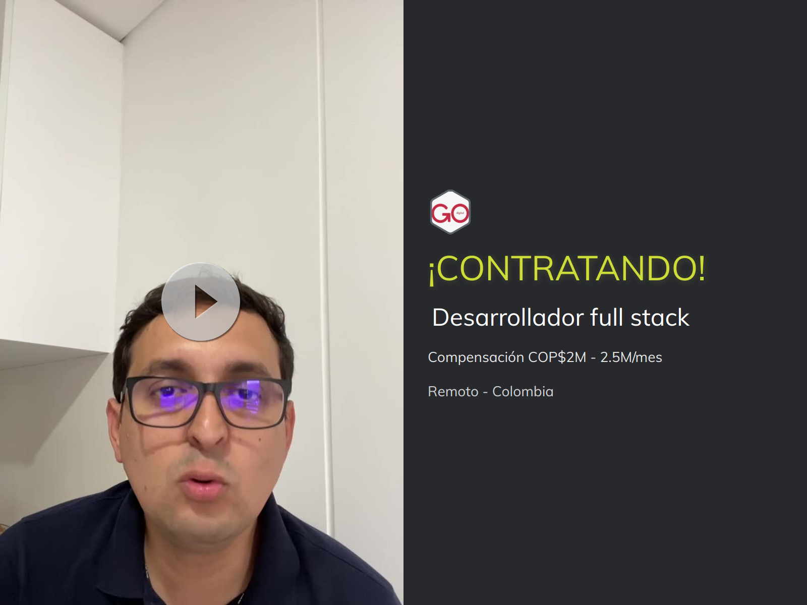 Desarrollador full stack en Go Digital | Torre