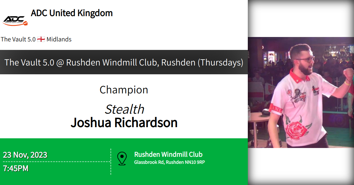 The Vault 5.0 @ Rushden Windmill Club, Rushden (Thursdays)