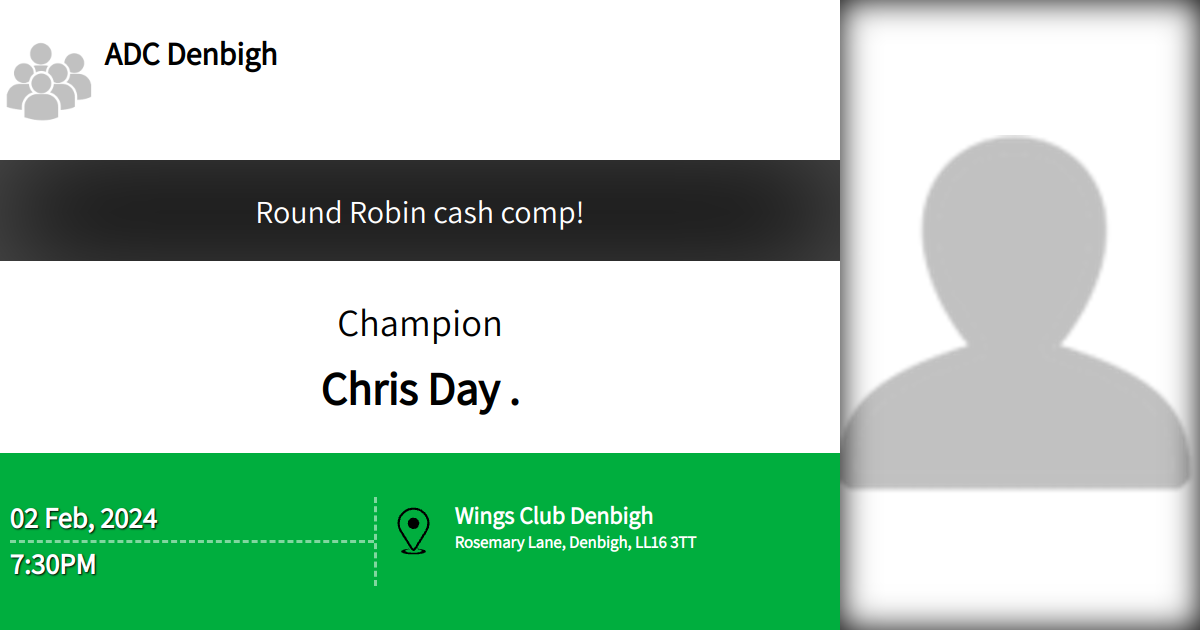 Round Robin cash comp!