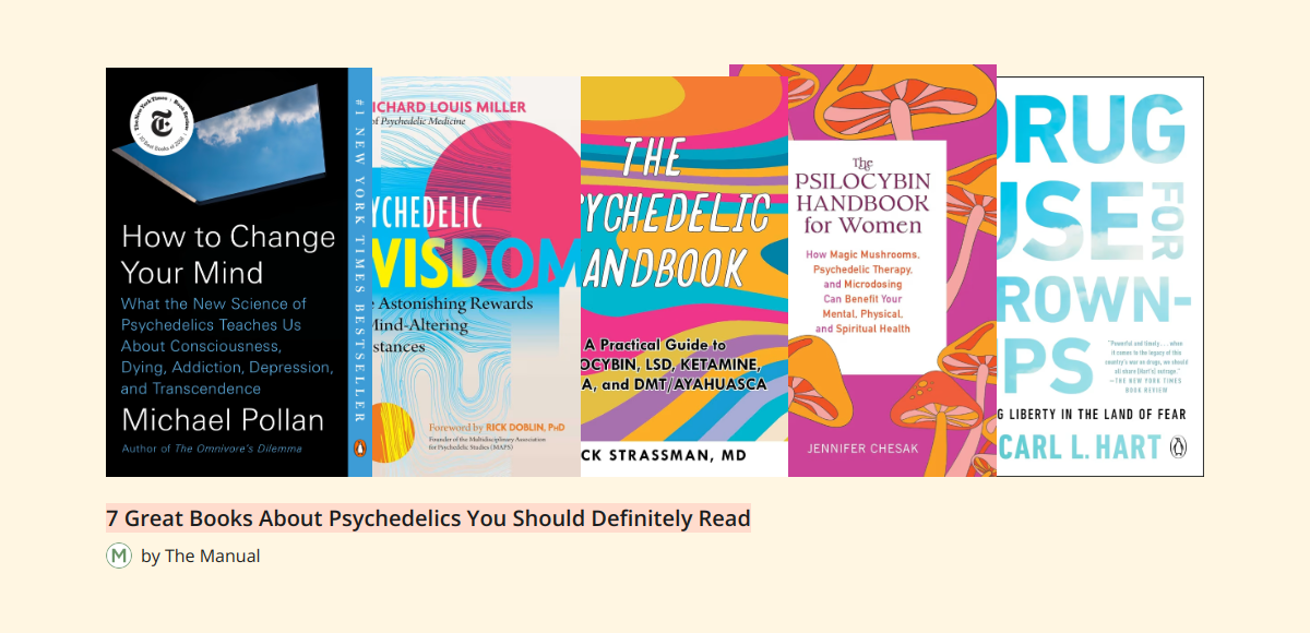7 Great Books About Psychedelics You Should Definitely Read | Booklisti
