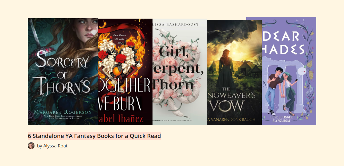 6 Standalone YA Fantasy Books for a Quick Read | Booklisti