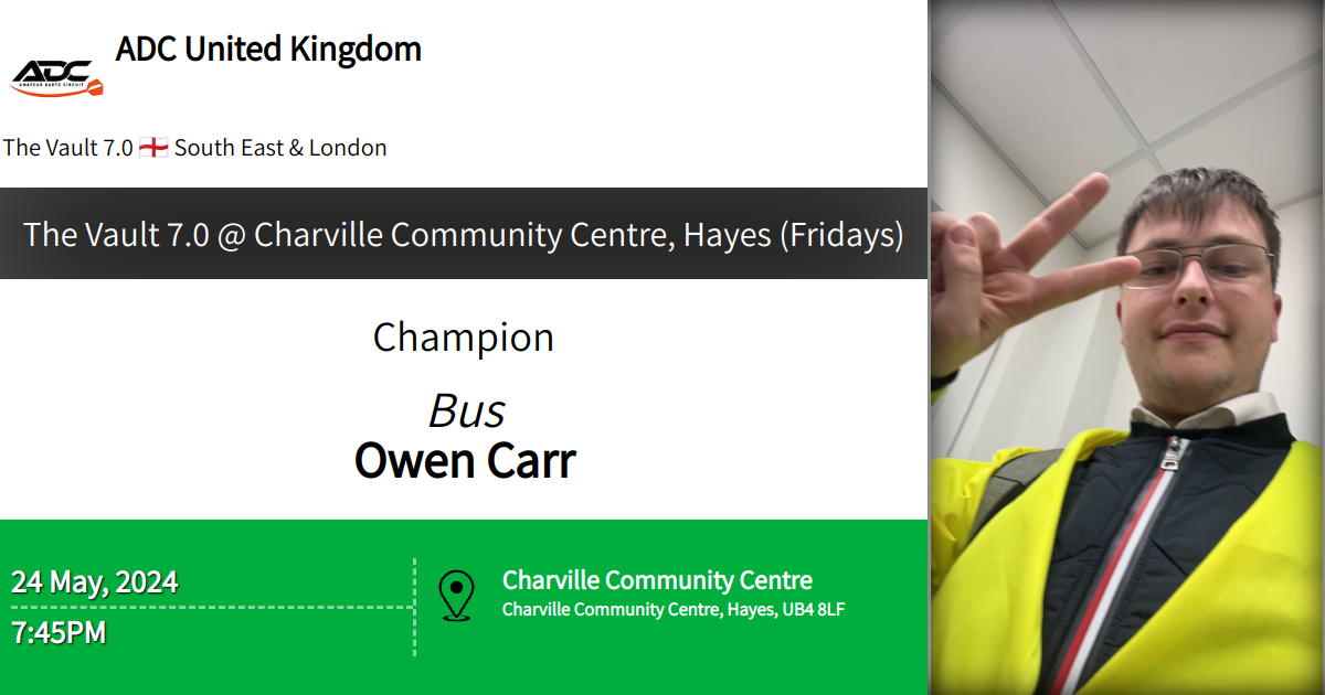 The Vault 7.0 @ Charville Community Centre, Hayes (Fridays)