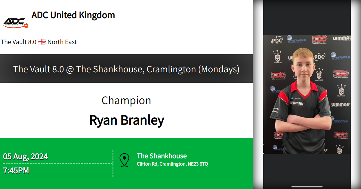 The Vault 8.0 @ The Shankhouse, Cramlington (Mondays)