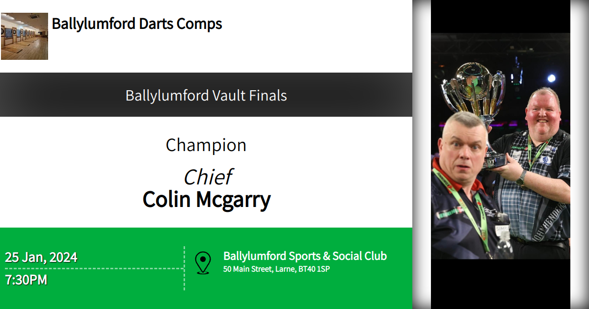 Ballylumford Vault Finals