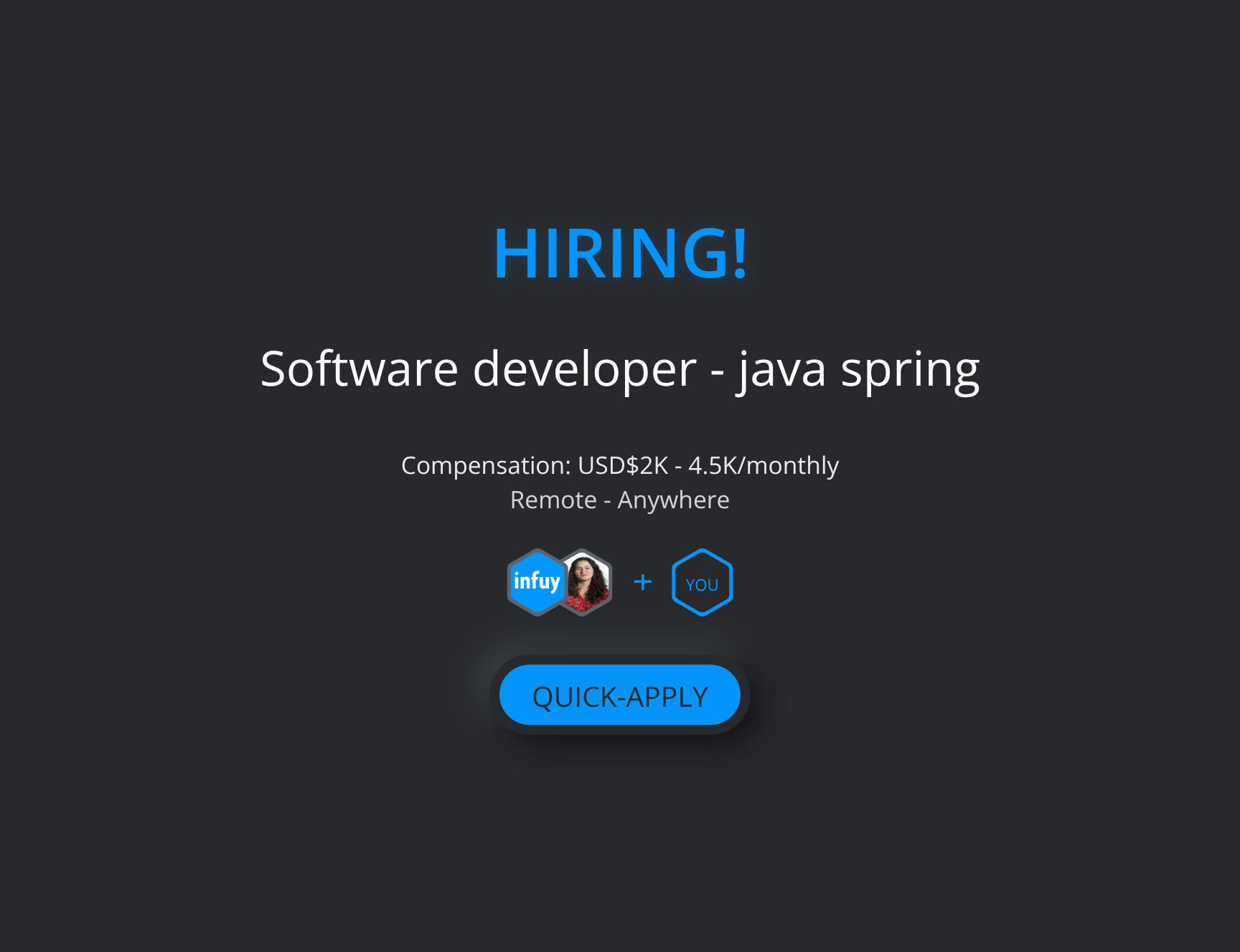 Software developer - java spring at Infuy | Torre