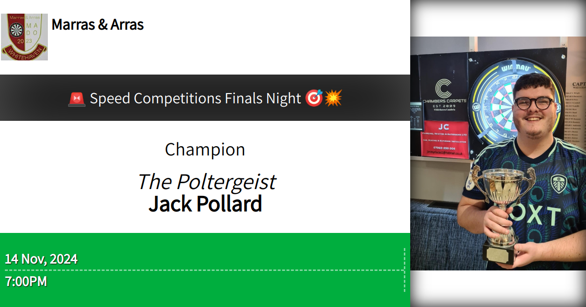 🚨 Speed Competitions Finals Night 🎯💥
