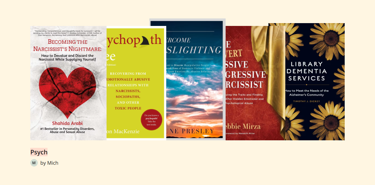 Psych | Booklisti