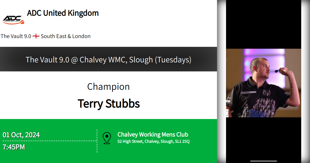 The Vault 9.0 @ Chalvey WMC, Slough (Tuesdays)