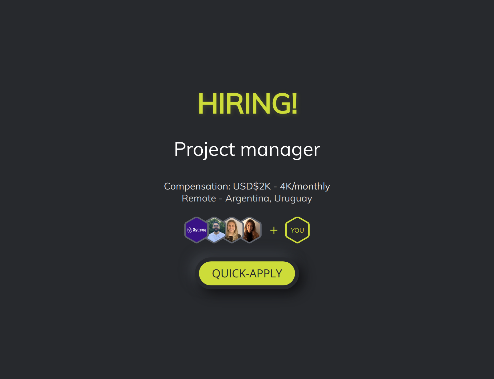 Project manager at Somnio | Torre