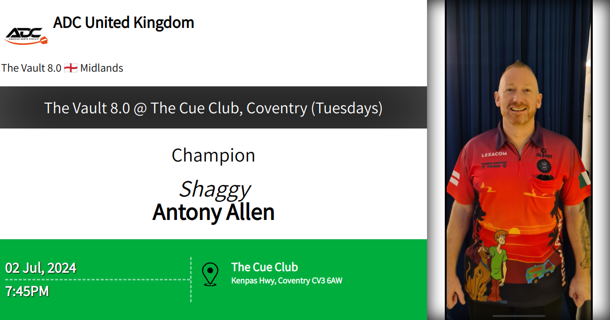 The Vault 8.0 @ The Cue Club, Coventry (Tuesdays)