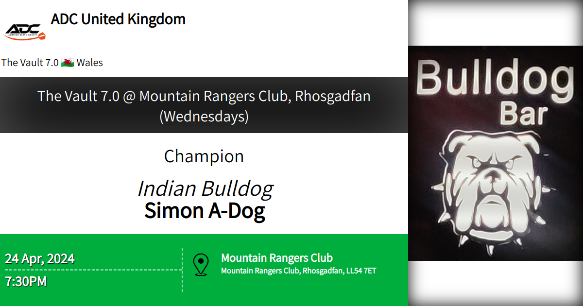 The Vault 7.0 @ Mountain Rangers Club, Rhosgadfan (Wednesdays)