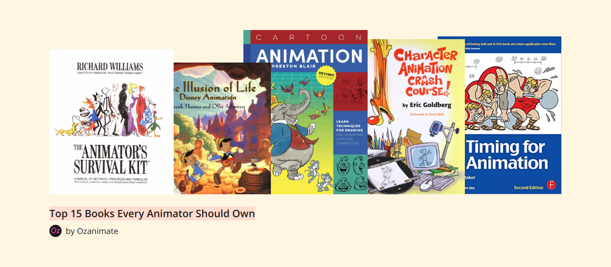 Top 15 Books Every Animator Should Own | Booklisti