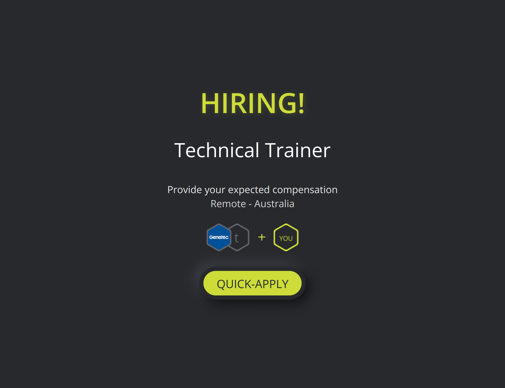 Technical Trainer at Genetec | Torre