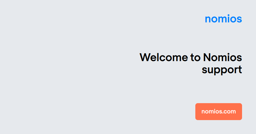 Welcome to Nomios support | Nomios Group