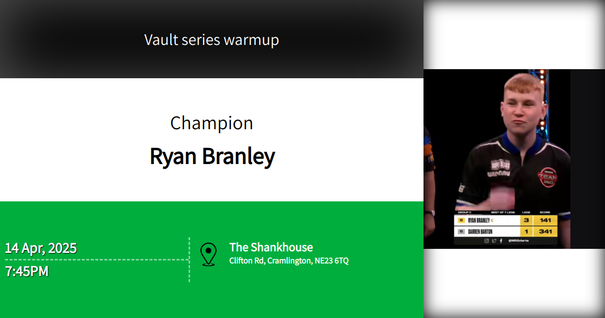 Vault series warmup