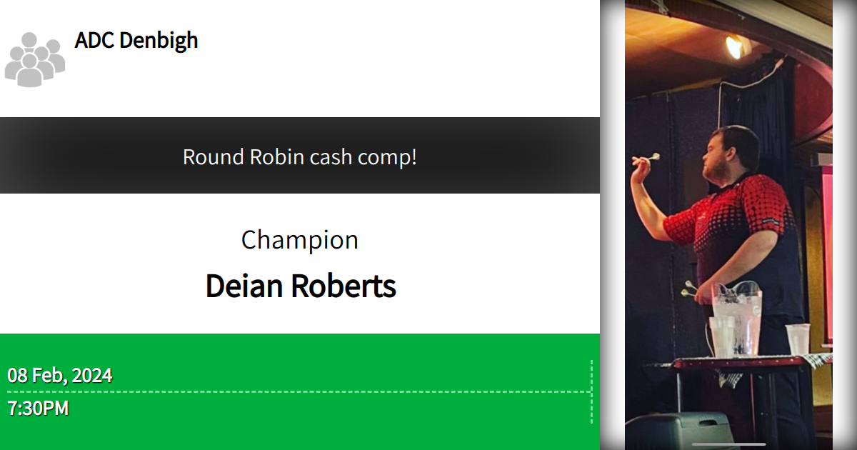 Round Robin cash comp!