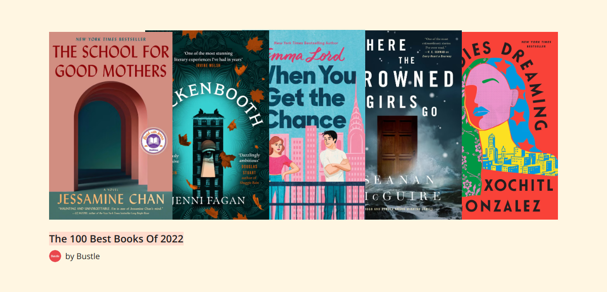 The 100 Best Books Of 2022 | Booklisti