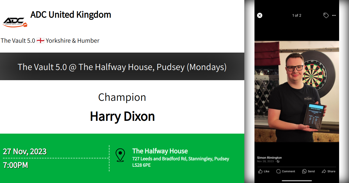 The Vault 5.0 @ The Halfway House, Pudsey (Mondays)