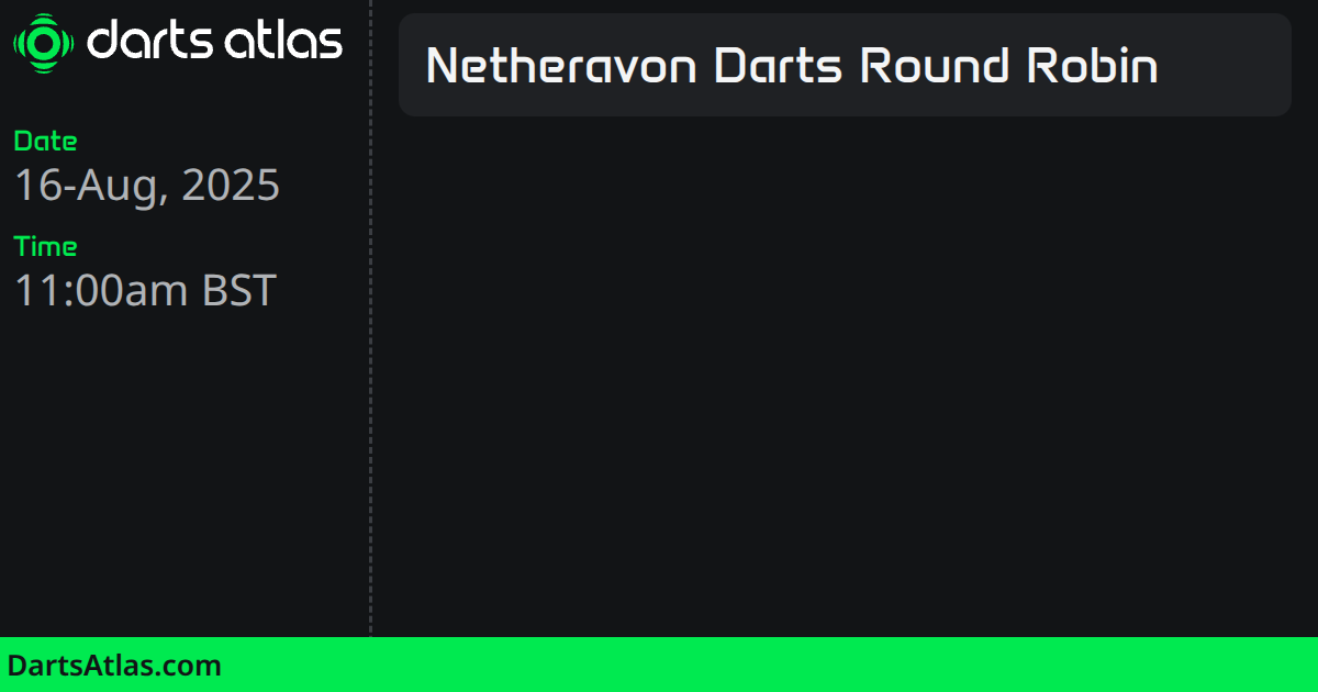 Netheravon Darts Round Robin
