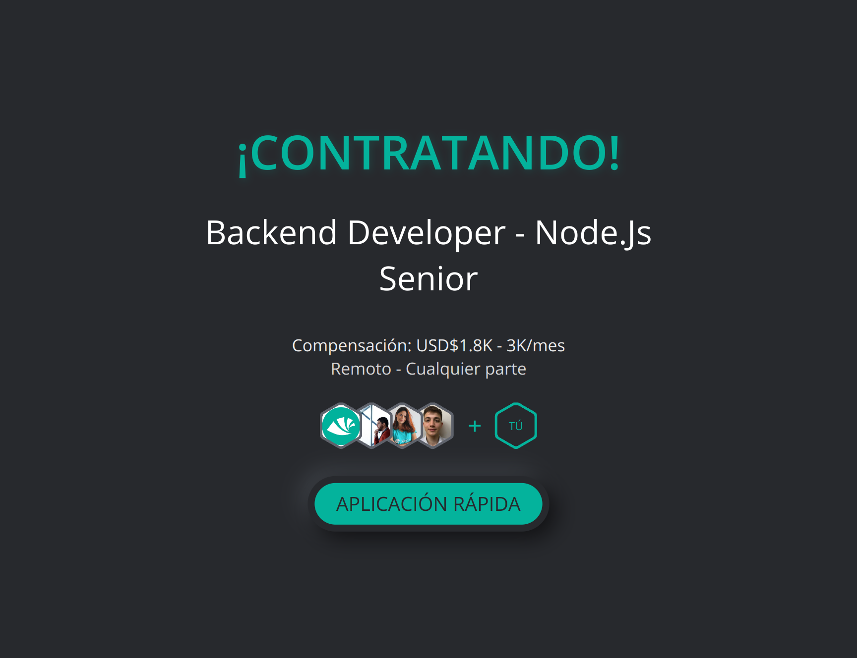 Backend Developer - Node.Js Senior en Alegra | Torre