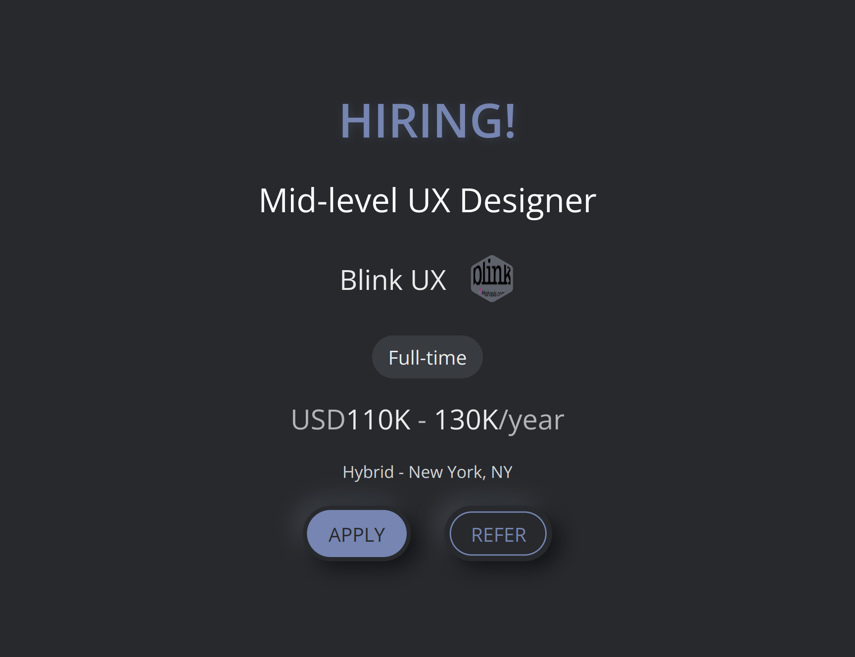 Mid-level UX Designer at Blink UX | Torre