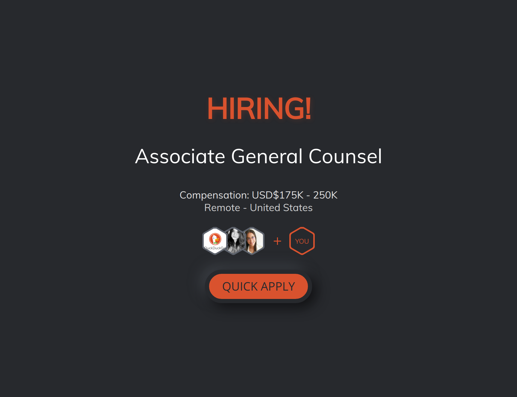 Associate General Counsel at DuckDuckGo | Torre