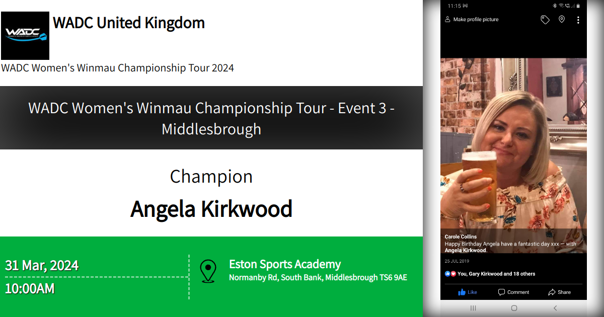 WADC Women's Winmau Championship Tour - Event 3 - Middlesbrough