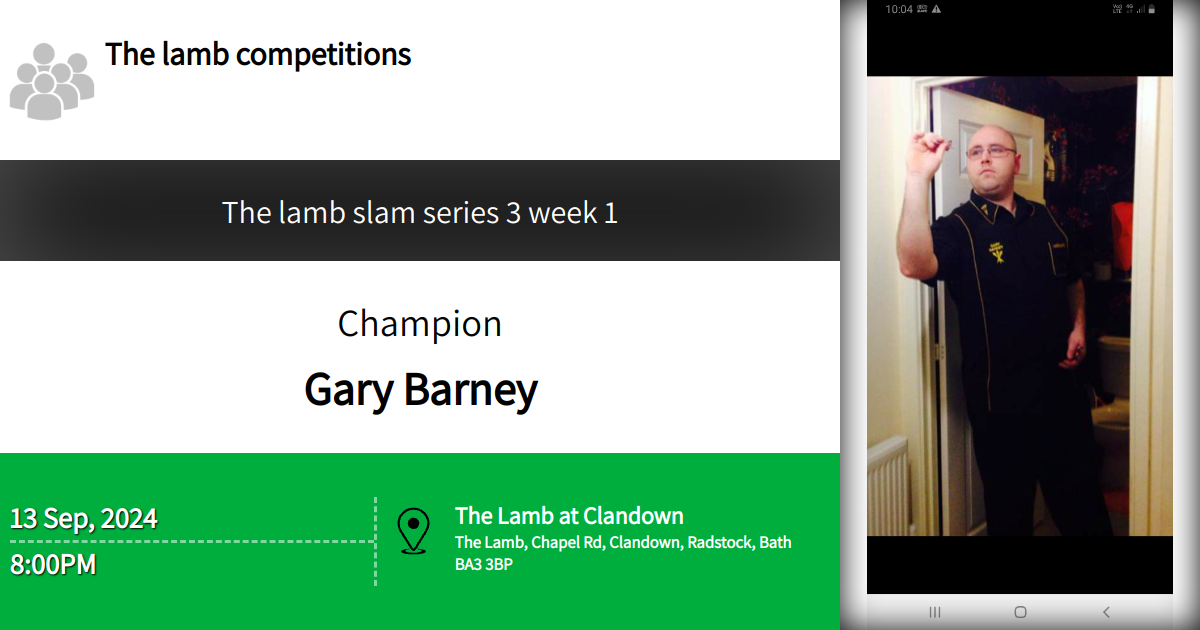 The lamb slam series 3 week 1