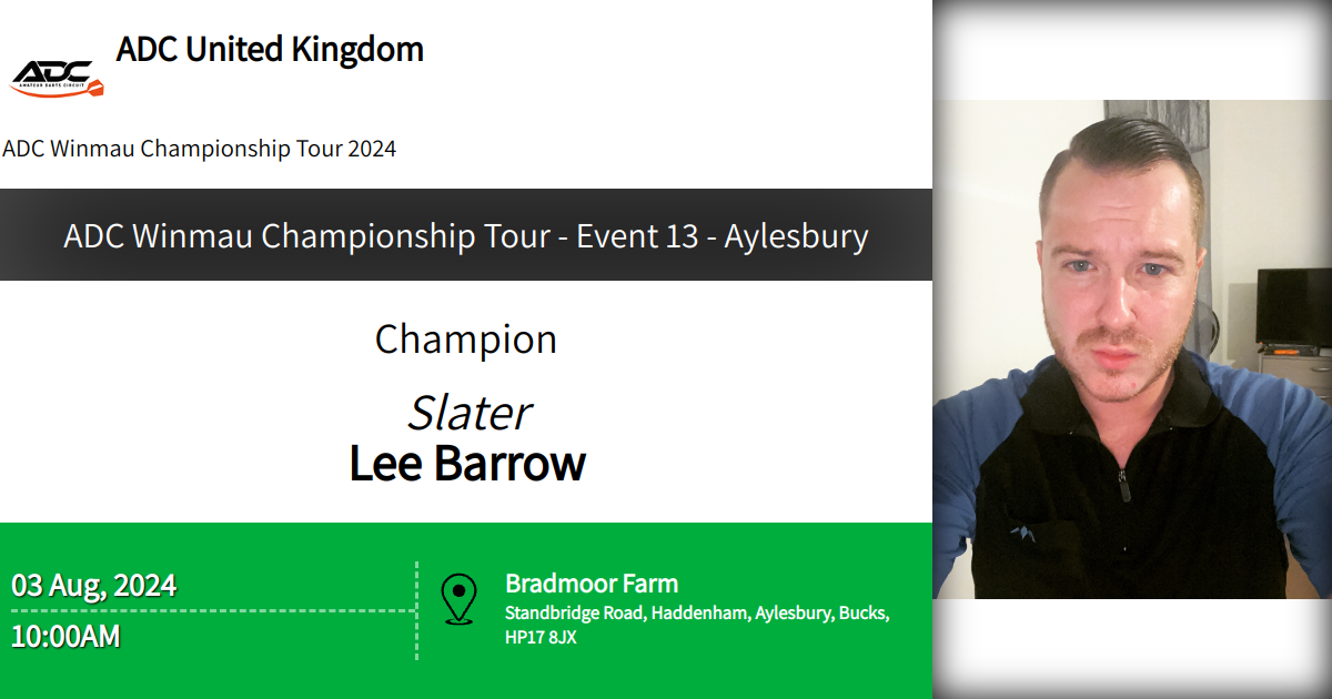 ADC Winmau Championship Tour - Event 13 - Aylesbury