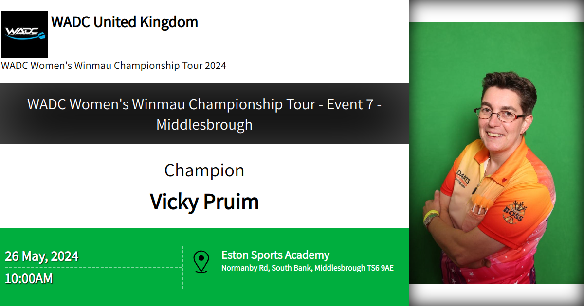 WADC Women's Winmau Championship Tour - Event 7 - Middlesbrough