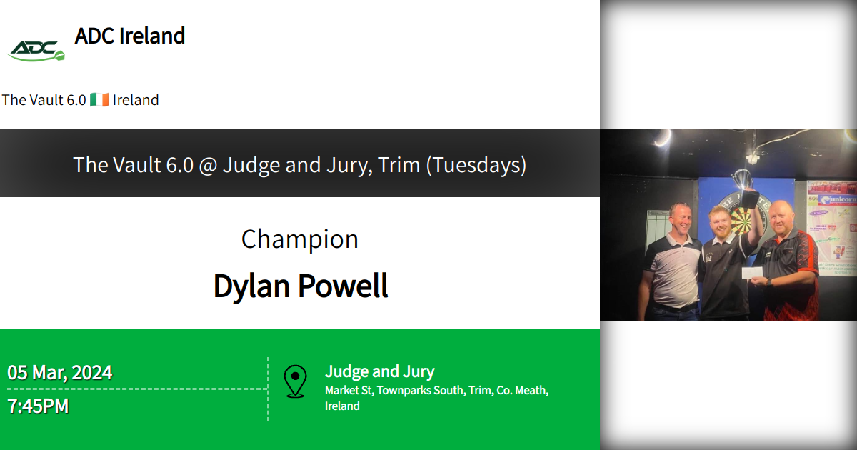 The Vault 6.0 @ Judge and Jury, Trim (Tuesdays)