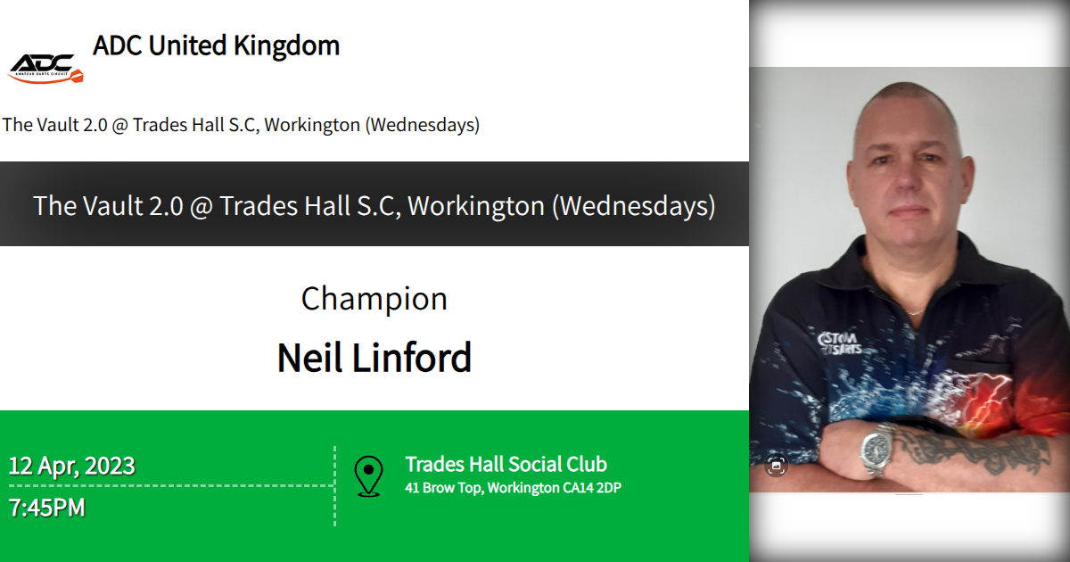 The Vault 2.0 @ Trades Hall S.C, Workington (Wednesdays)