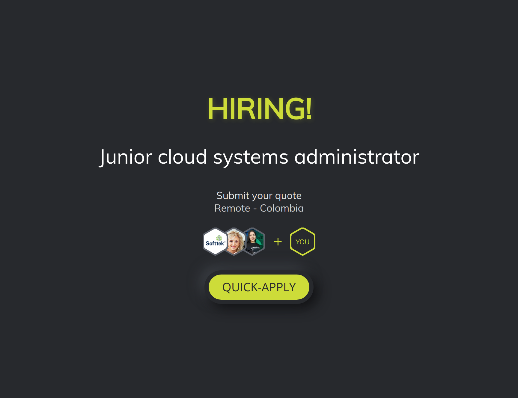 Junior cloud systems administrator at Softtek | Torre
