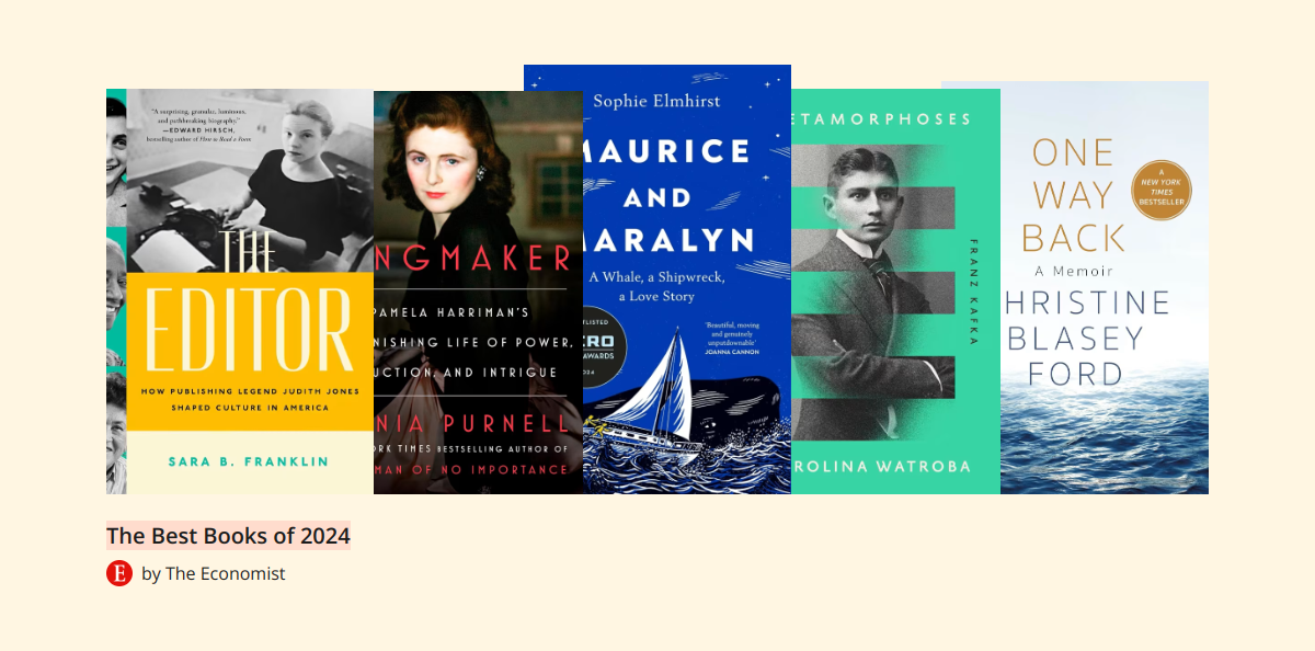 The Best Books of 2024 | Booklisti