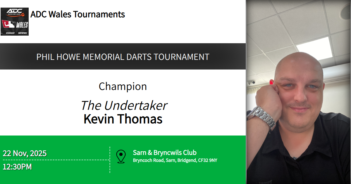 PHIL HOWE MEMORIAL DARTS TOURNAMENT