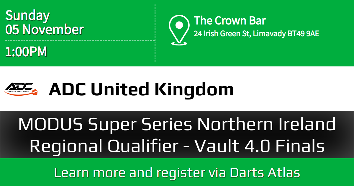 MODUS Super Series Northern Ireland Regional Qualifier - Vault 4.0 Finals
