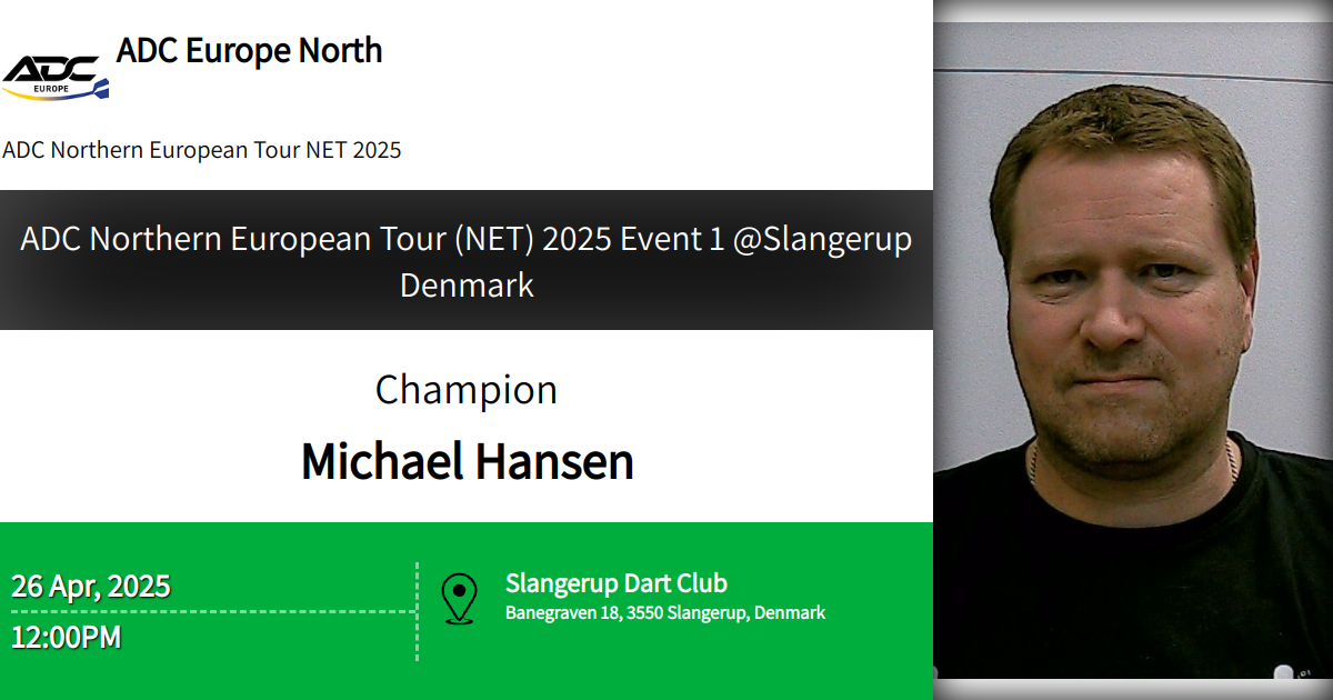 ADC Northern European Tour (NET) 2025 Event 1 @Slangerup Denmark