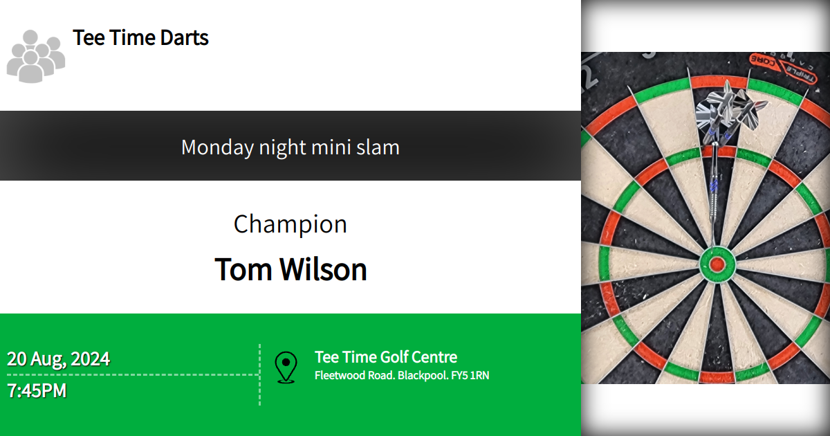 Monday night mini slam