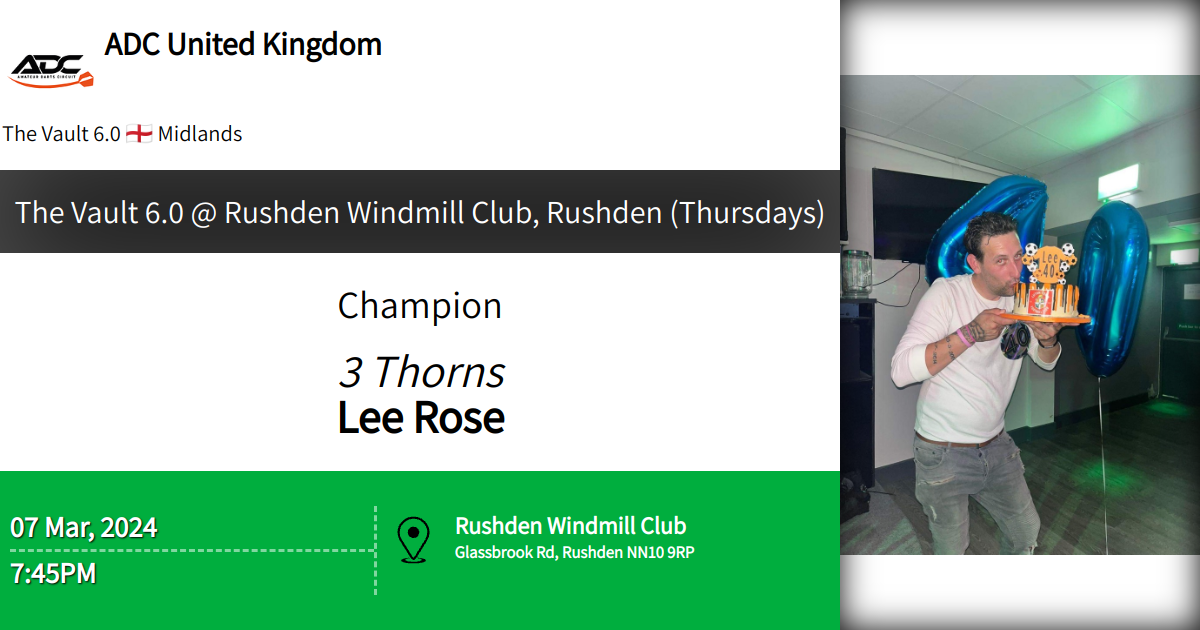 The Vault 6.0 @ Rushden Windmill Club, Rushden (Thursdays)