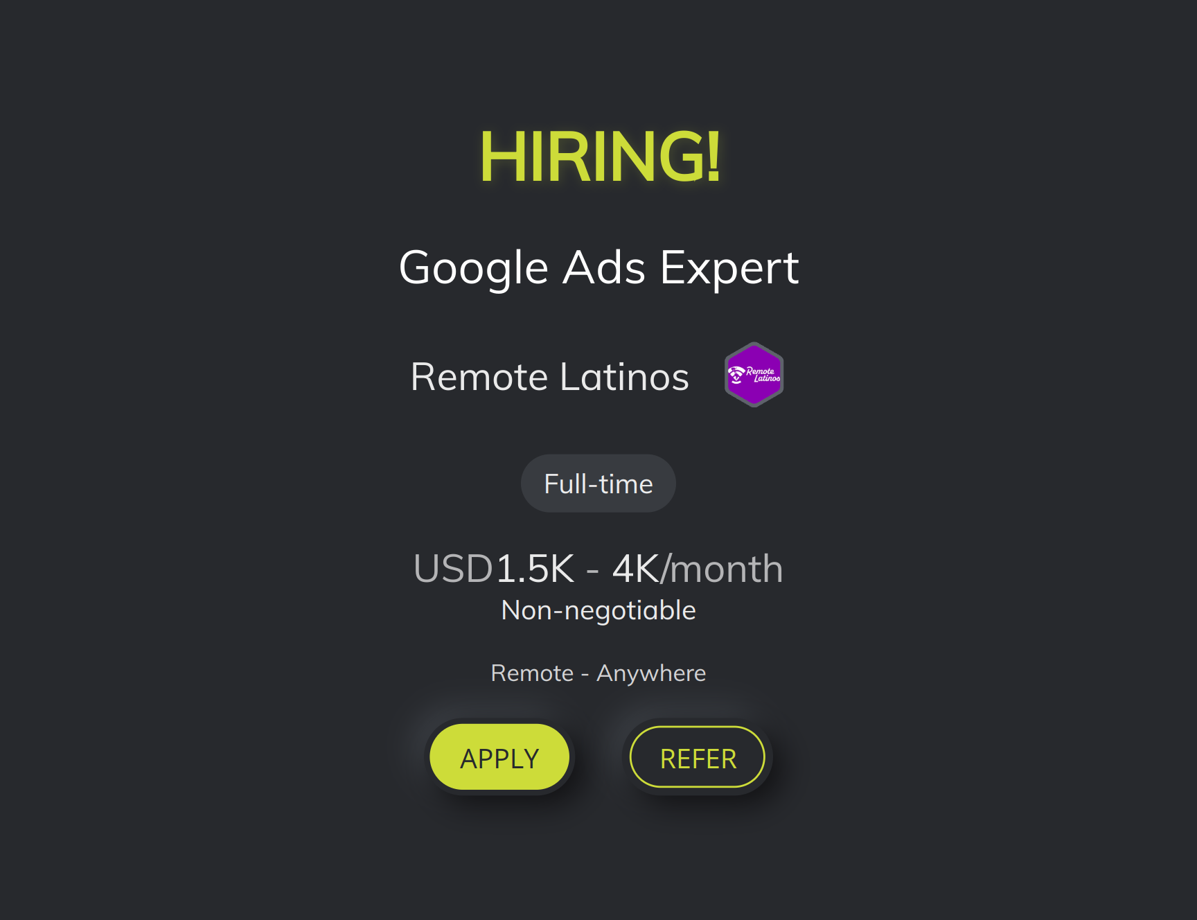 Google Ads Expert at Remote Latinos | Torre